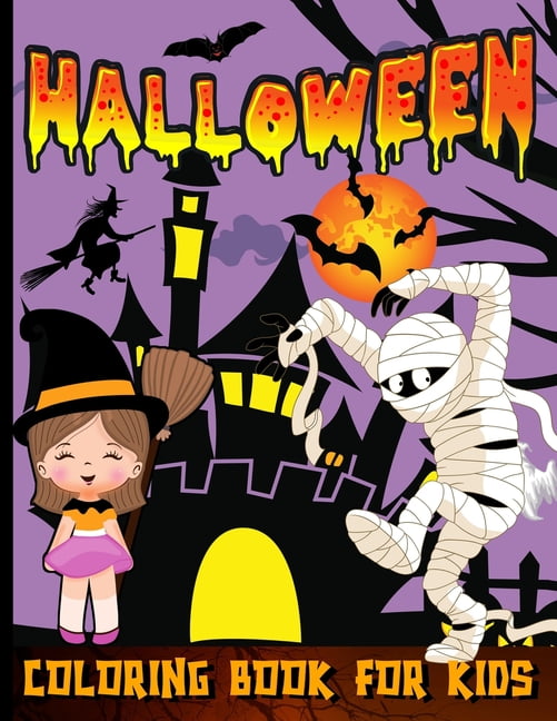 Halloween Coloring Book For Toddlers : Happy Halloween Coloring Book ...
