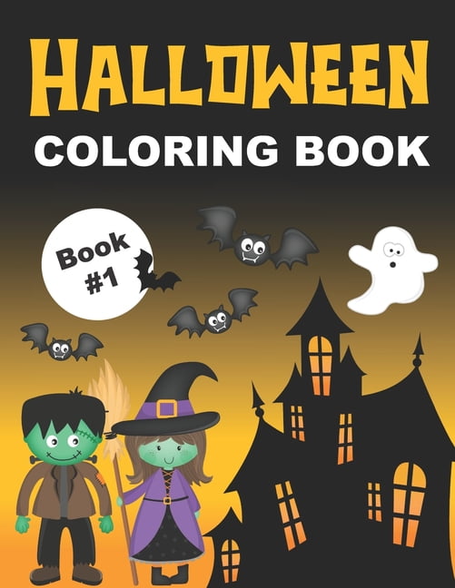Halloween Coloring Book: Fun & Spooky Color Pages for Kids Ages 4-8 ...