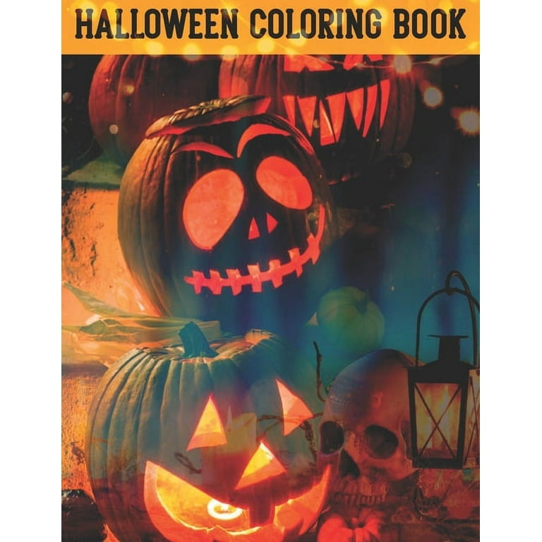 adult halloween coloring book nearby