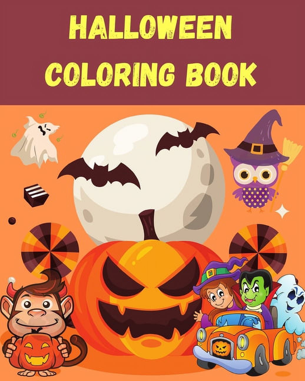 Halloween Coloring Book : Happy Halloween Coloring Book A Collection of ...