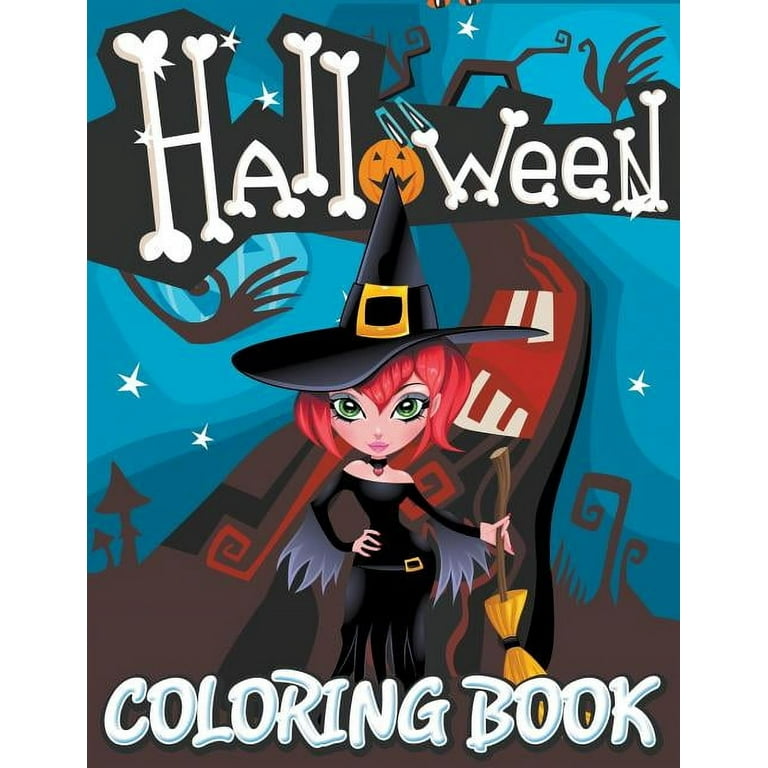 giant halloween coloring book