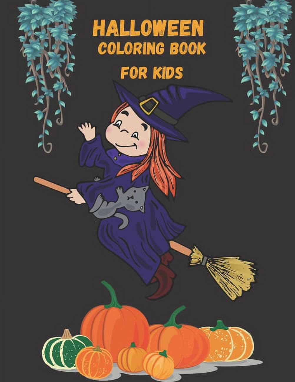 Halloween Coloring Book for Kids: 30 Designs, 60 Pages: Halloween ...