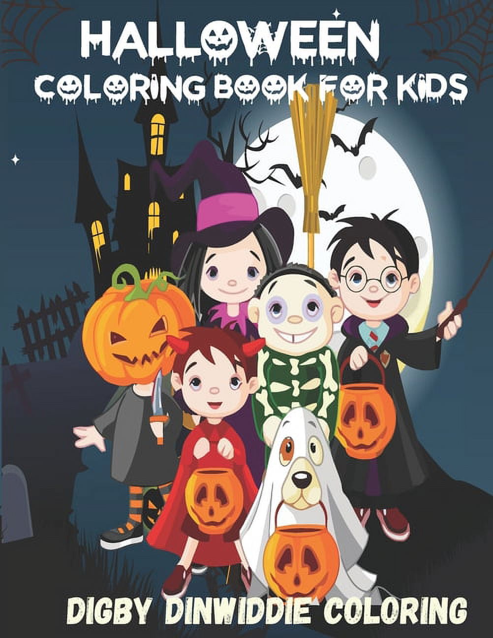 Halloween Coloring Book for Kids: Amazing Coloring Book for Kids with ...