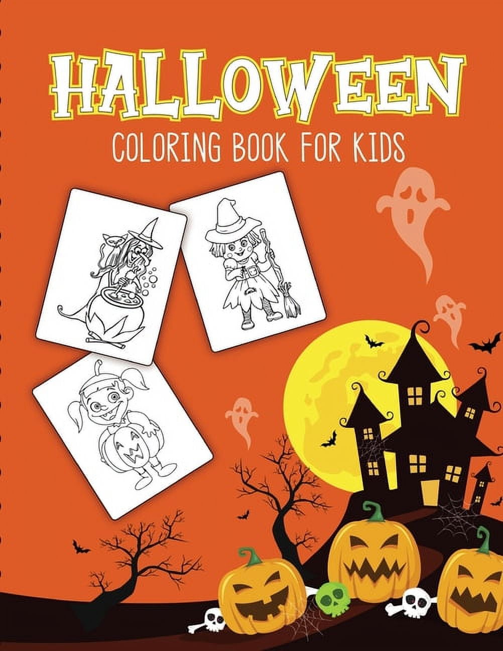 Halloween Coloring Book For Kids: Halloween Activity Book for Children ...