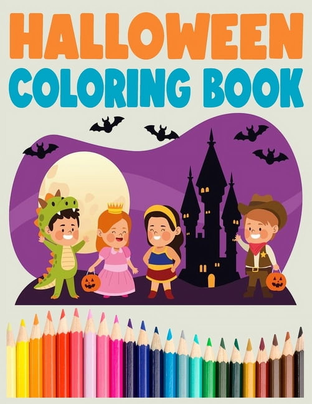Halloween Coloring Book: Mega Spooky and Scarry Collection of Colouring ...