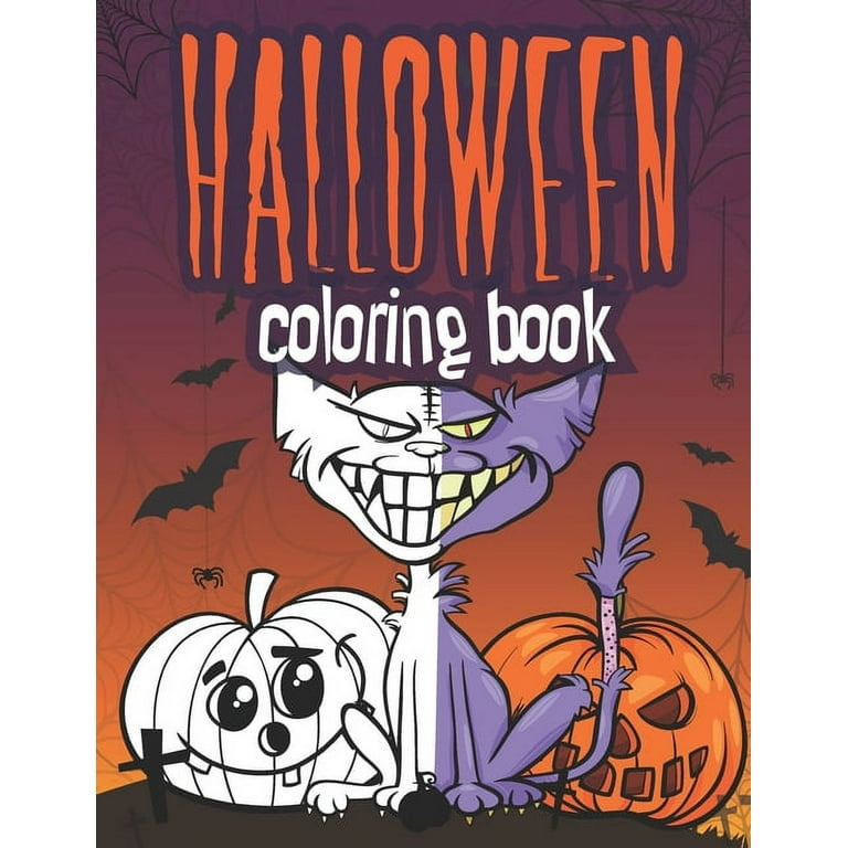 halloween ghosts coloring book pages
