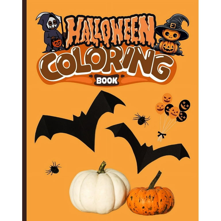 halloween coloring book pages