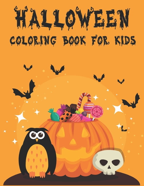 Halloween Coloring Book for Kids: Halloween Coloring Activity Book for ...