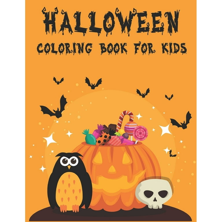 halloween colouring pictures for preschoolers