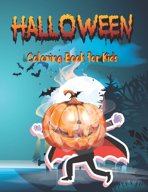 Halloween Coloring Book for kids : Happy Halloween Coloring Book for ...