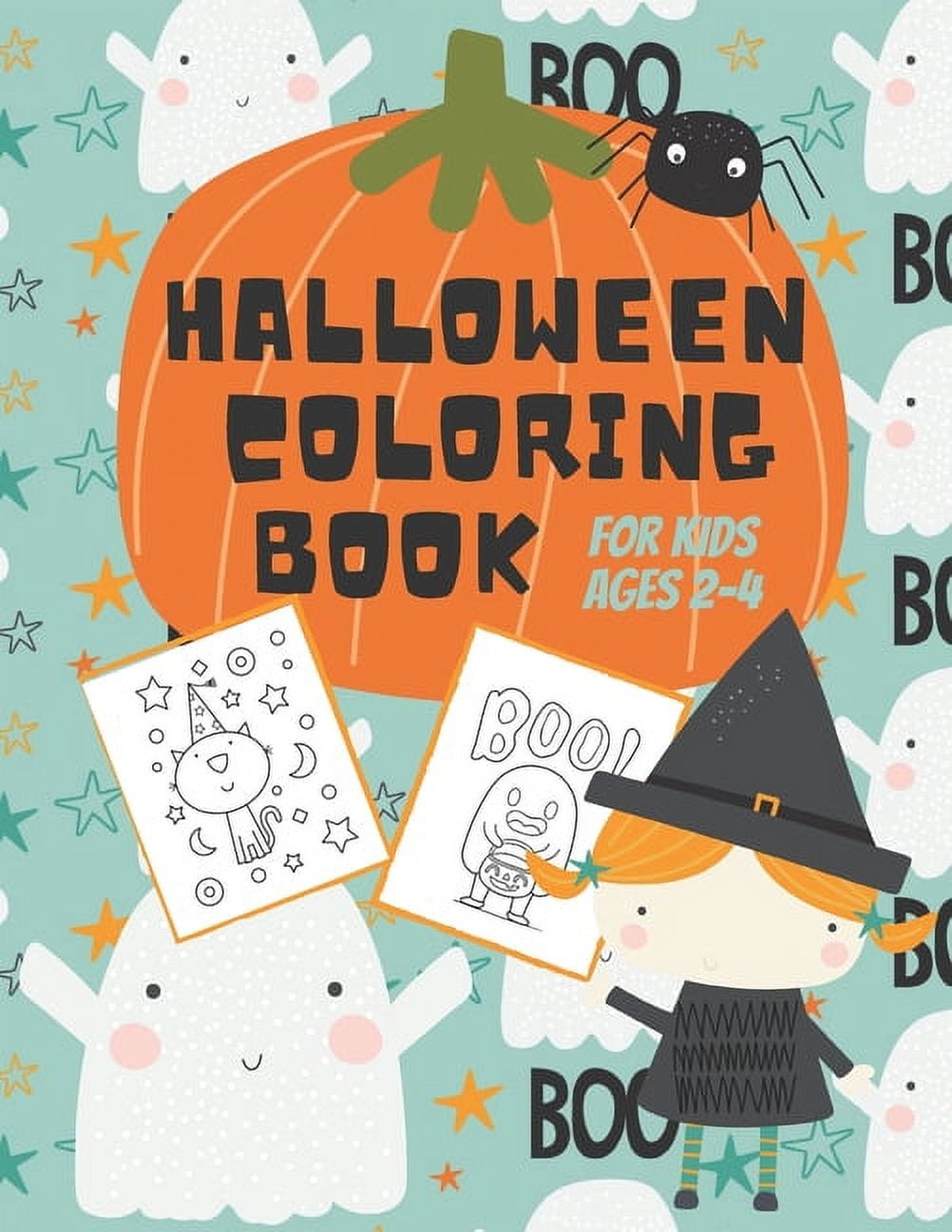 Halloween Coloring Books for Kids Ages 2 Halloween Coloring Book for ...