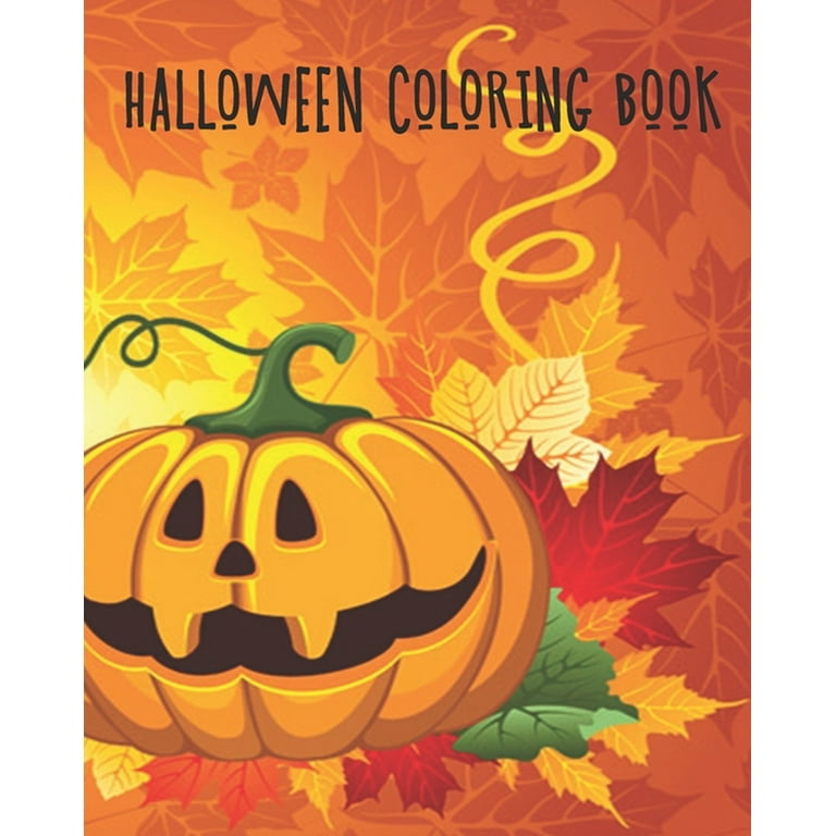 halloween monster coloring book