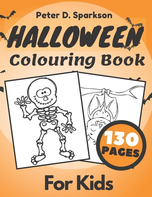 Halloween Colouring Book For Kids: Coloring Workbooks, Vampires, Ghosts ...