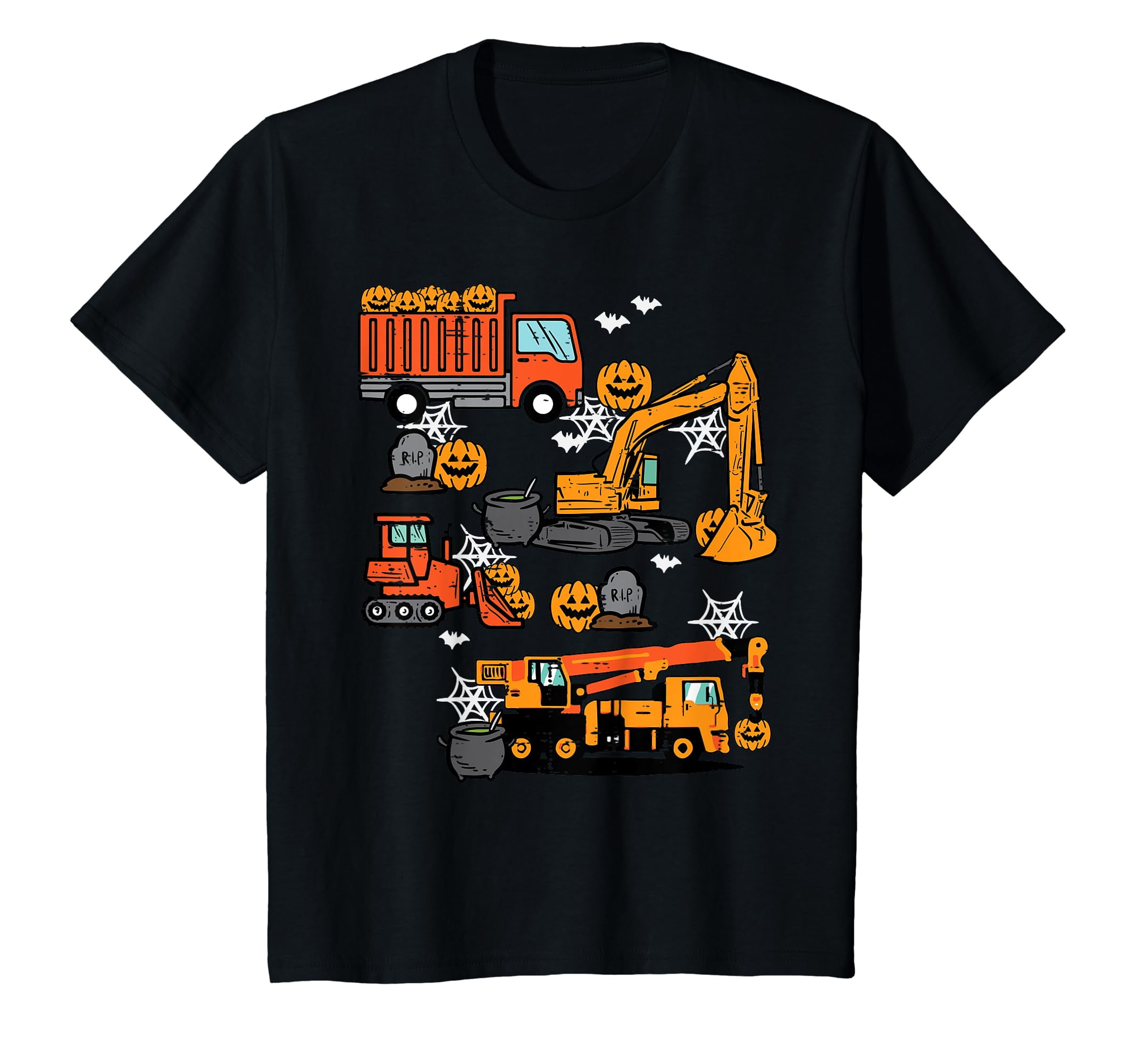 Halloween Construction Trucks Costume Toddler Mens T-Shirt - Walmart.com