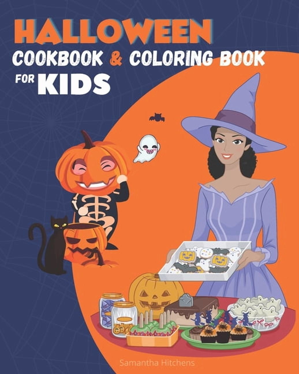 Halloween Cookbook for Kids and Coloring Book: Fun Halloween Recipes ...