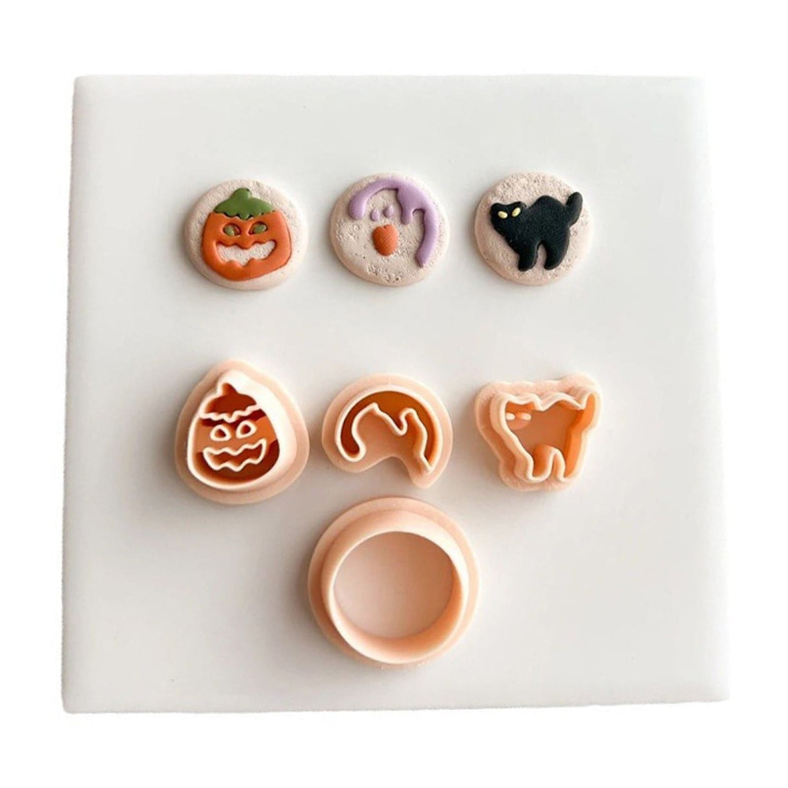 Halloween Cookie Clay Grinding Tool Plastic Cookie Baking Tools And It ...