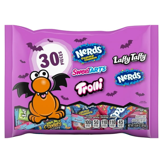 Halloween Core Winners Variety Bag, Trick-or-Treat Candy, NERDS Gummy ...
