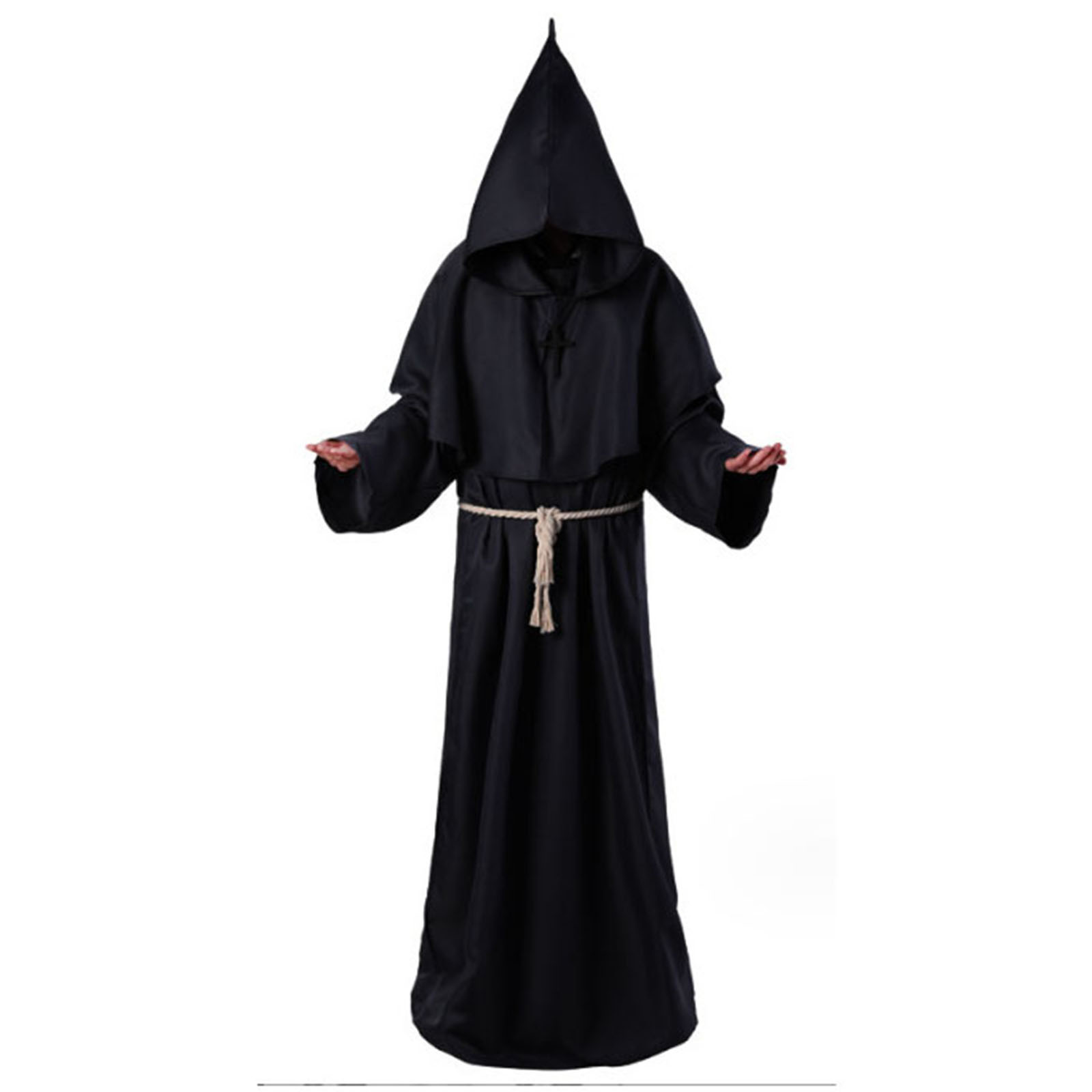 Halloween Cosplay Costume Ancient Costume Medieval Monk Robe Monk ...