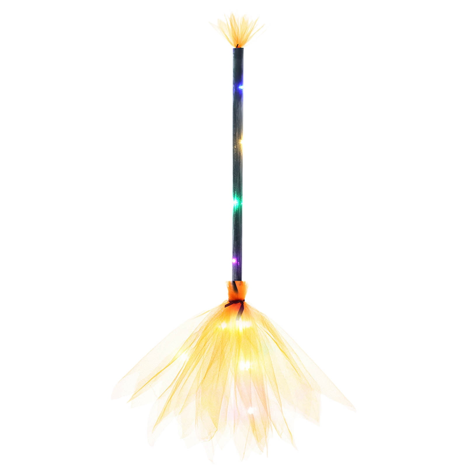 Halloween Costume Accessory, Witch Broom with LED Lights, Lighted ...