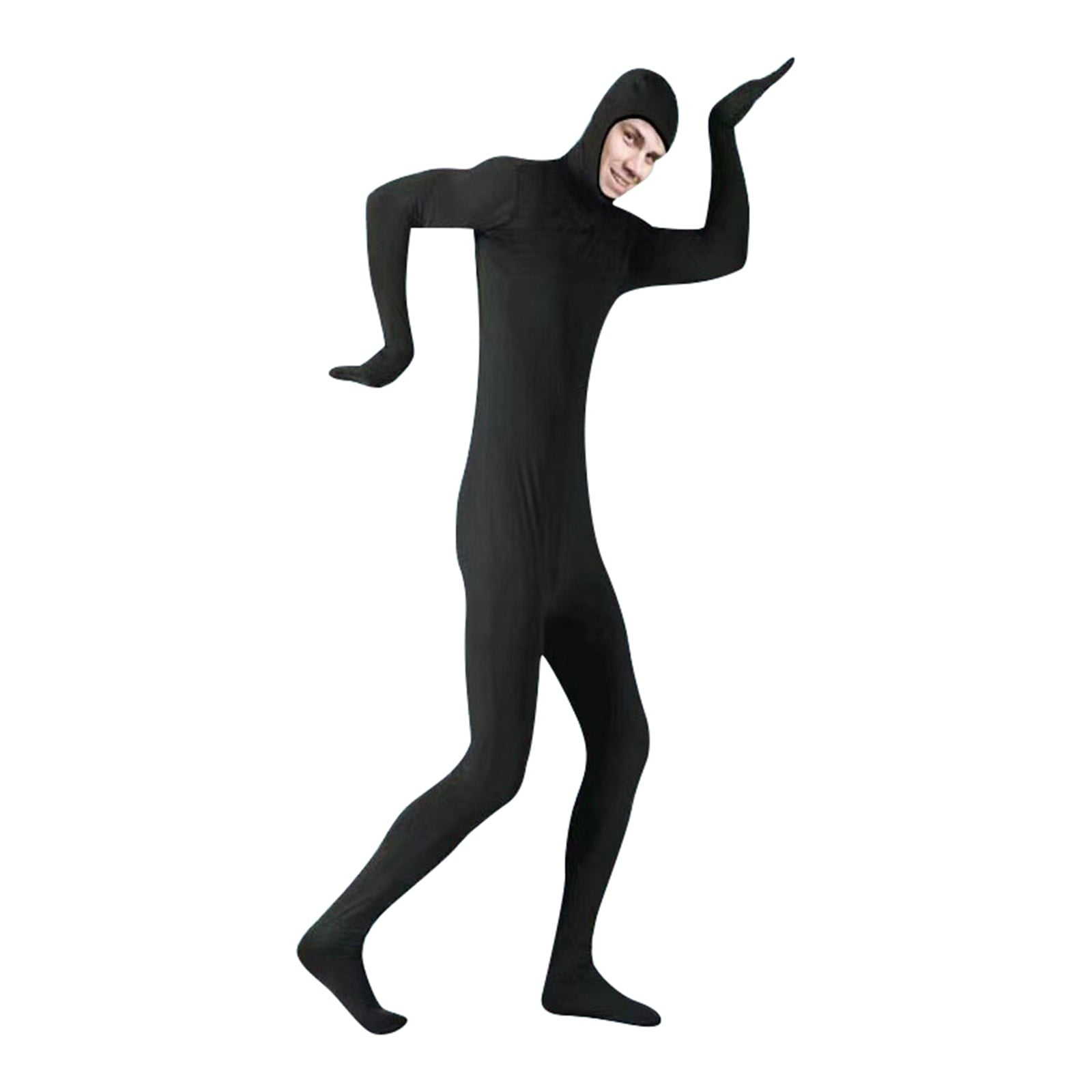 Halloween Costume Men's Green Screen Suit Jumpsuit Morphsuits Full Body ...