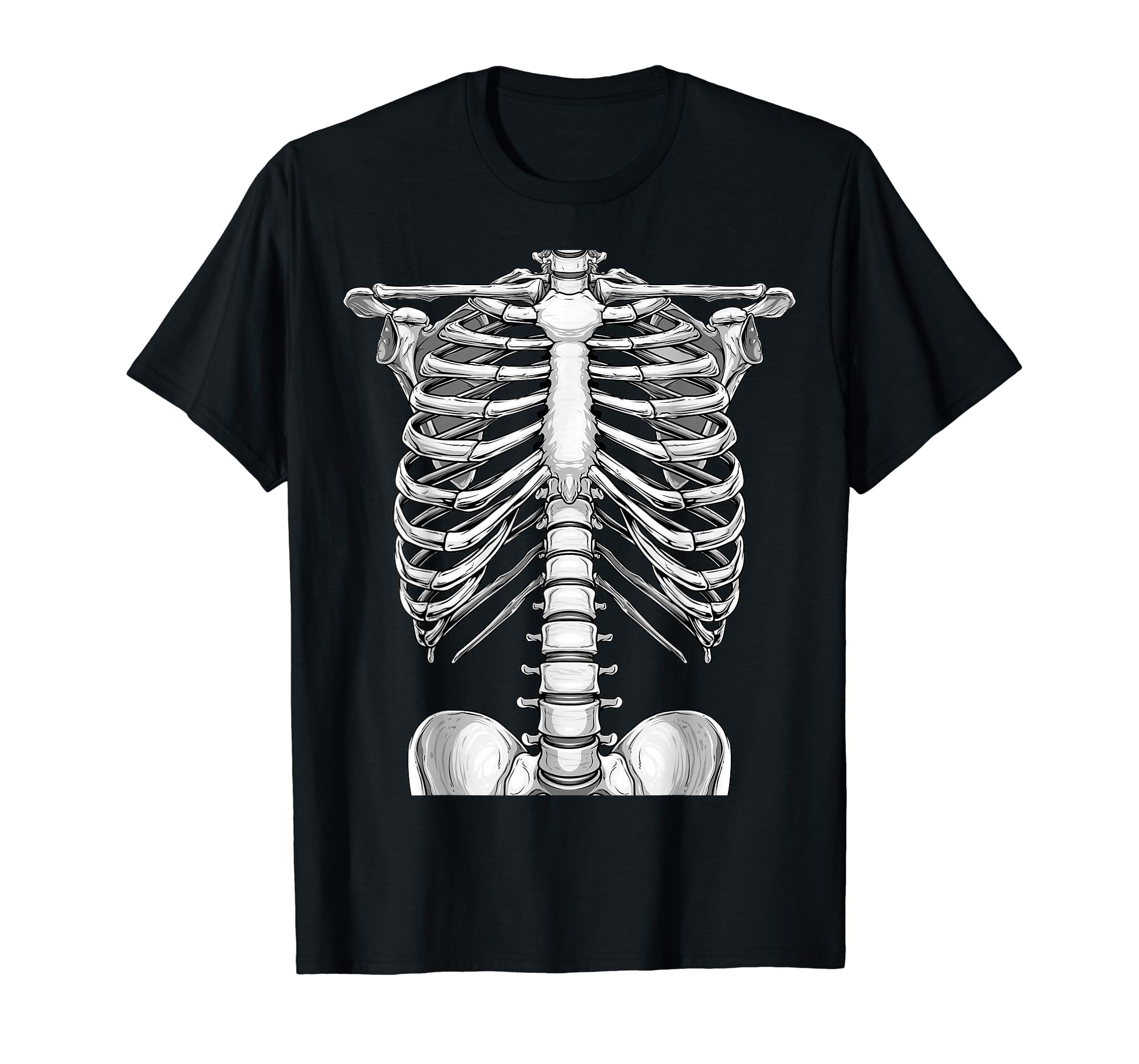 Halloween Costume Skeleton Rib Cage | Mens & Womens Horror T-Shirt ...