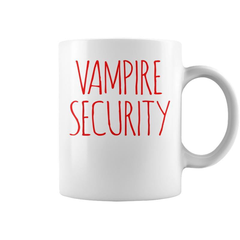 Halloween Costume Vampire Security Decorations Ladies Coffee Mugs ...