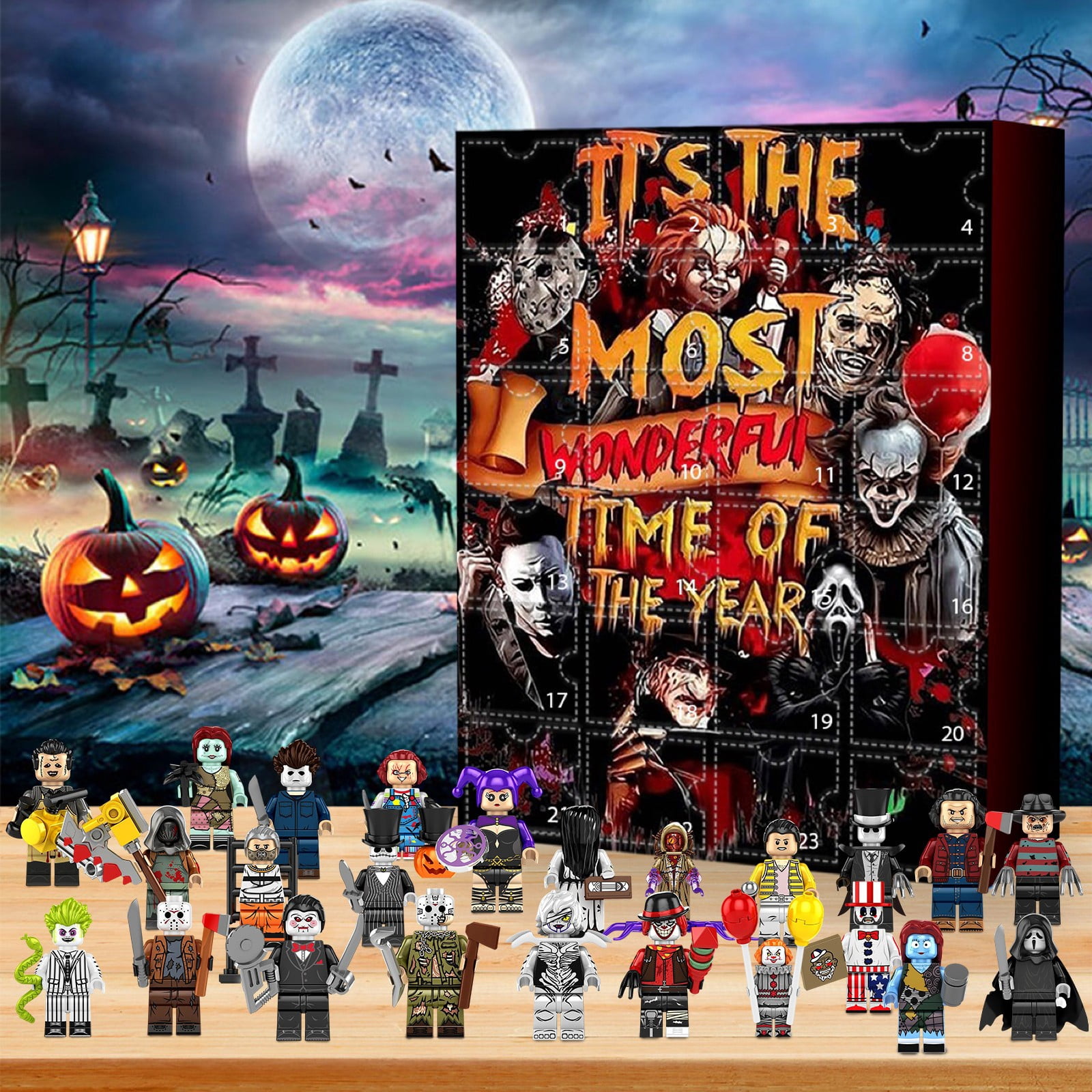Halloween Countdown Calendar 2025, Halloween Blind Box, 24 Days ...