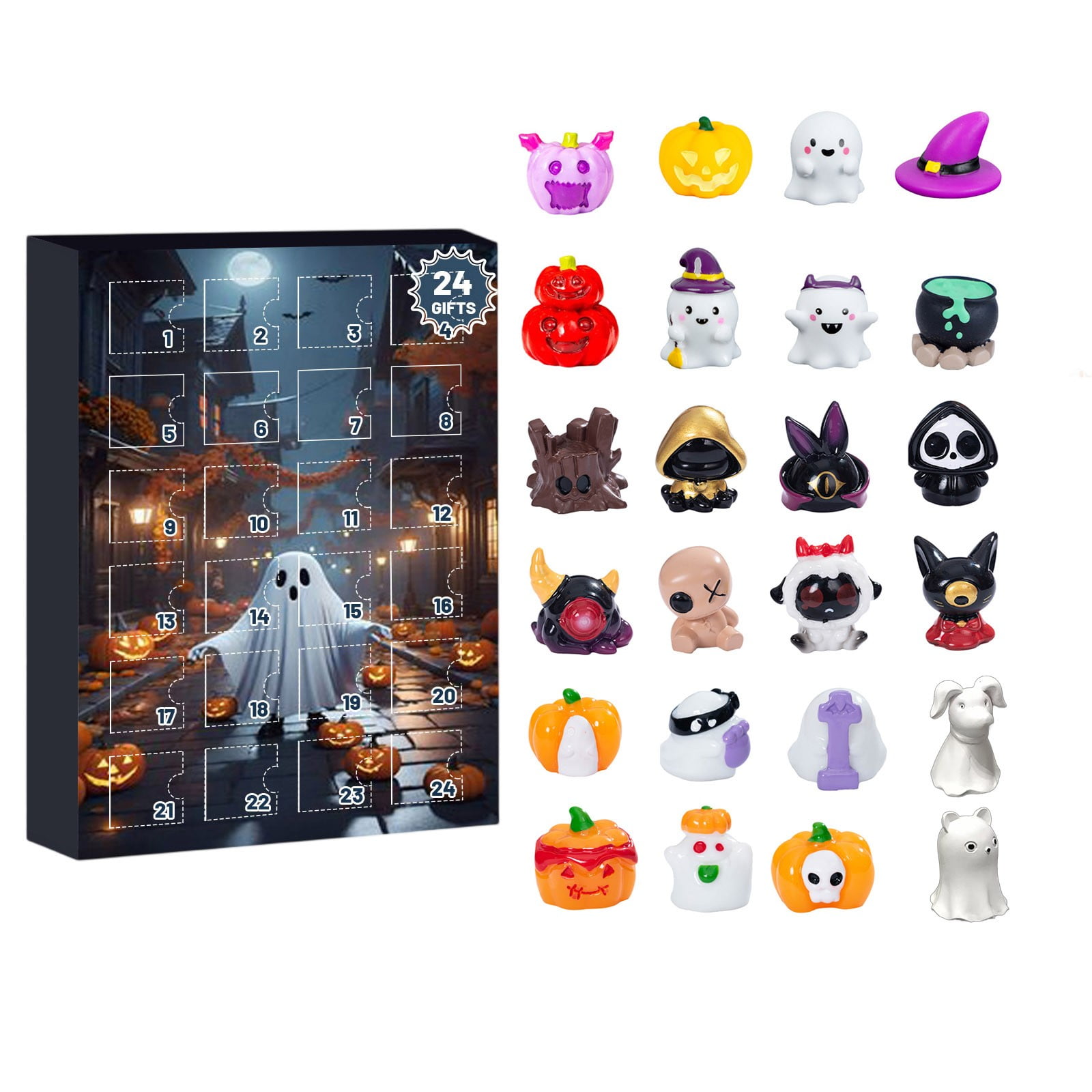 Halloween Countdown Calendar 2025, Halloween Blind Box with 24 Non ...