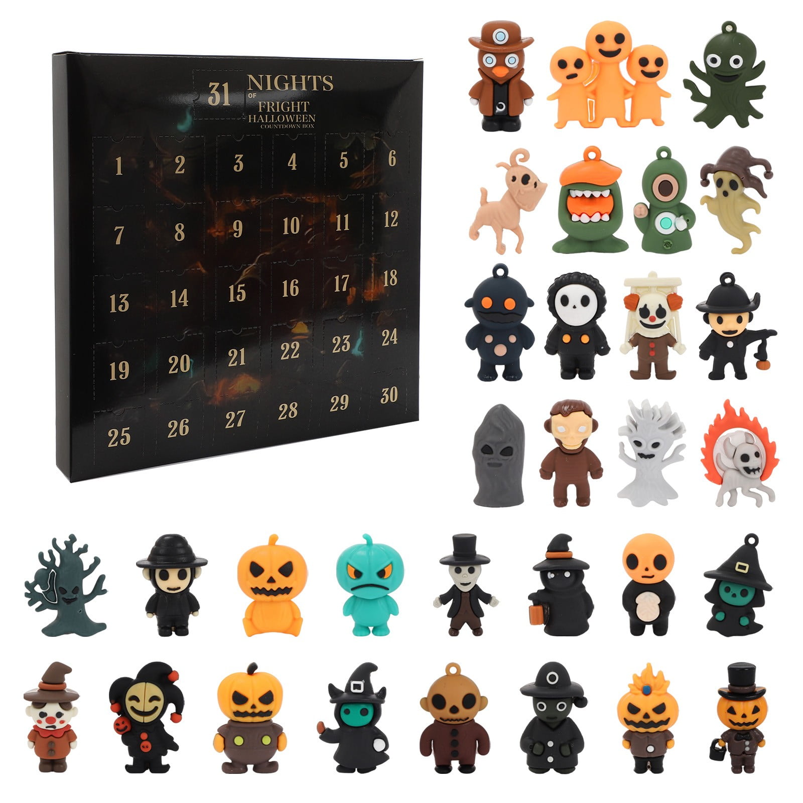 Halloween Countdown Calendar Pre-Christmas Doll Nightmare Halloween ...