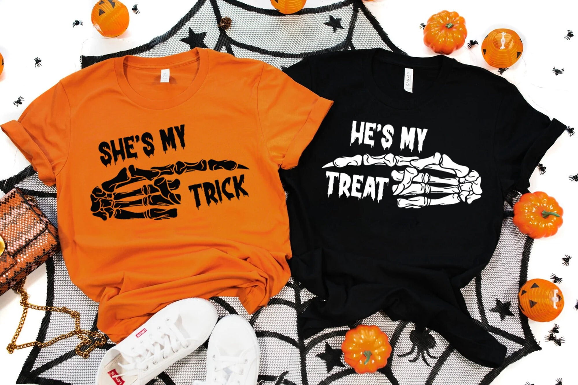 Halloween Couple Shirts, She's My Trick, He's My Treat, Trick or Treat ...