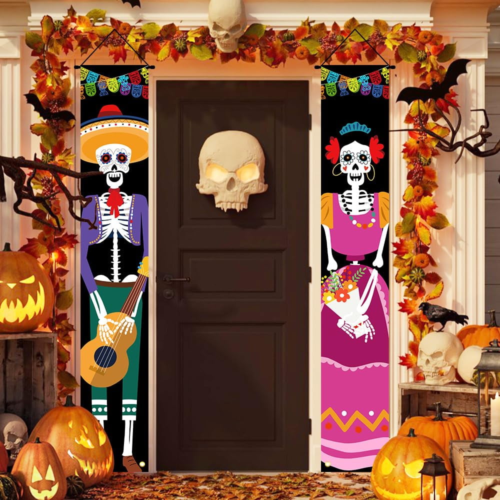 Halloween Couplet Horror Atmosphere Skull Couple Series Halloween ...