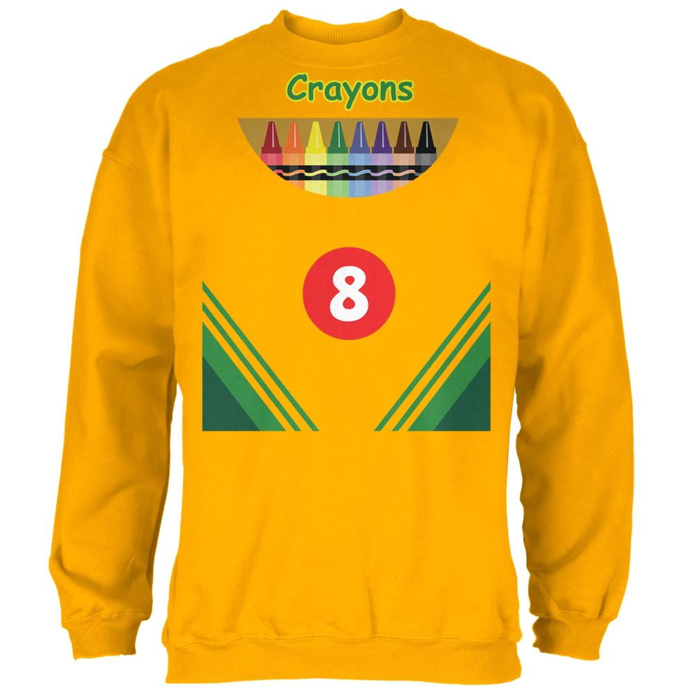 Halloween Crayon Box Costume Mens Sweatshirt - Walmart.com
