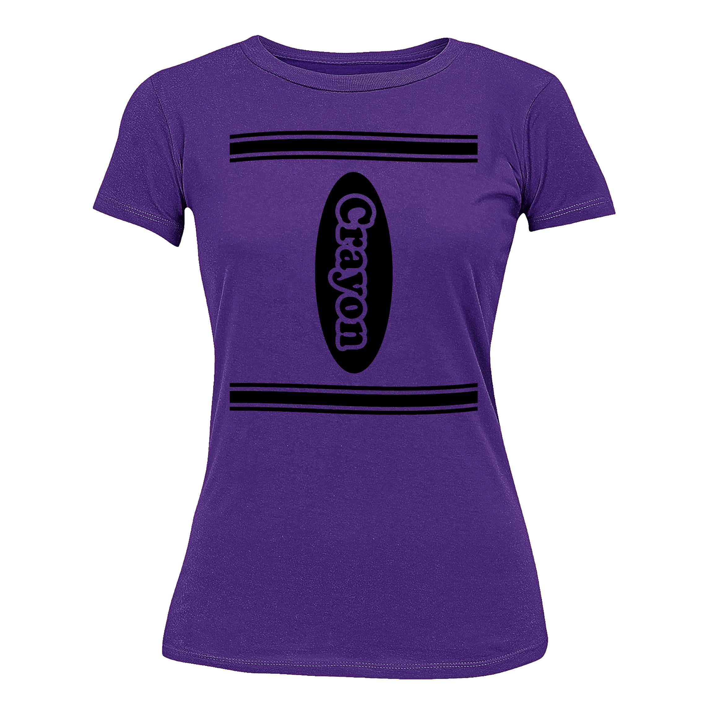 Halloween Crayon Shirt Costume For Teams Groups Women's T-shirt, S ...