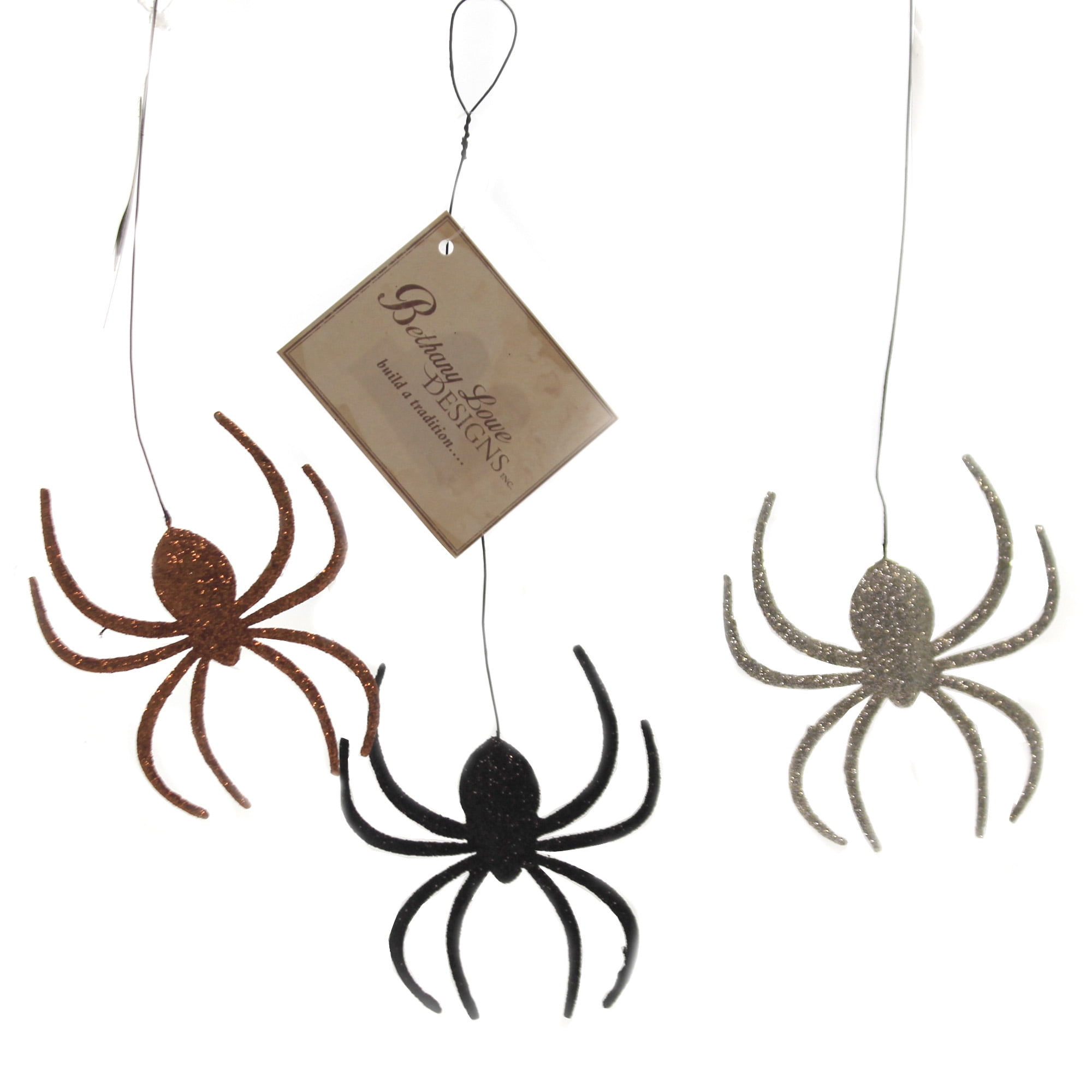 Halloween Creepy Crawly Spider Tin Orn Spooky Tf8769 - Walmart.com