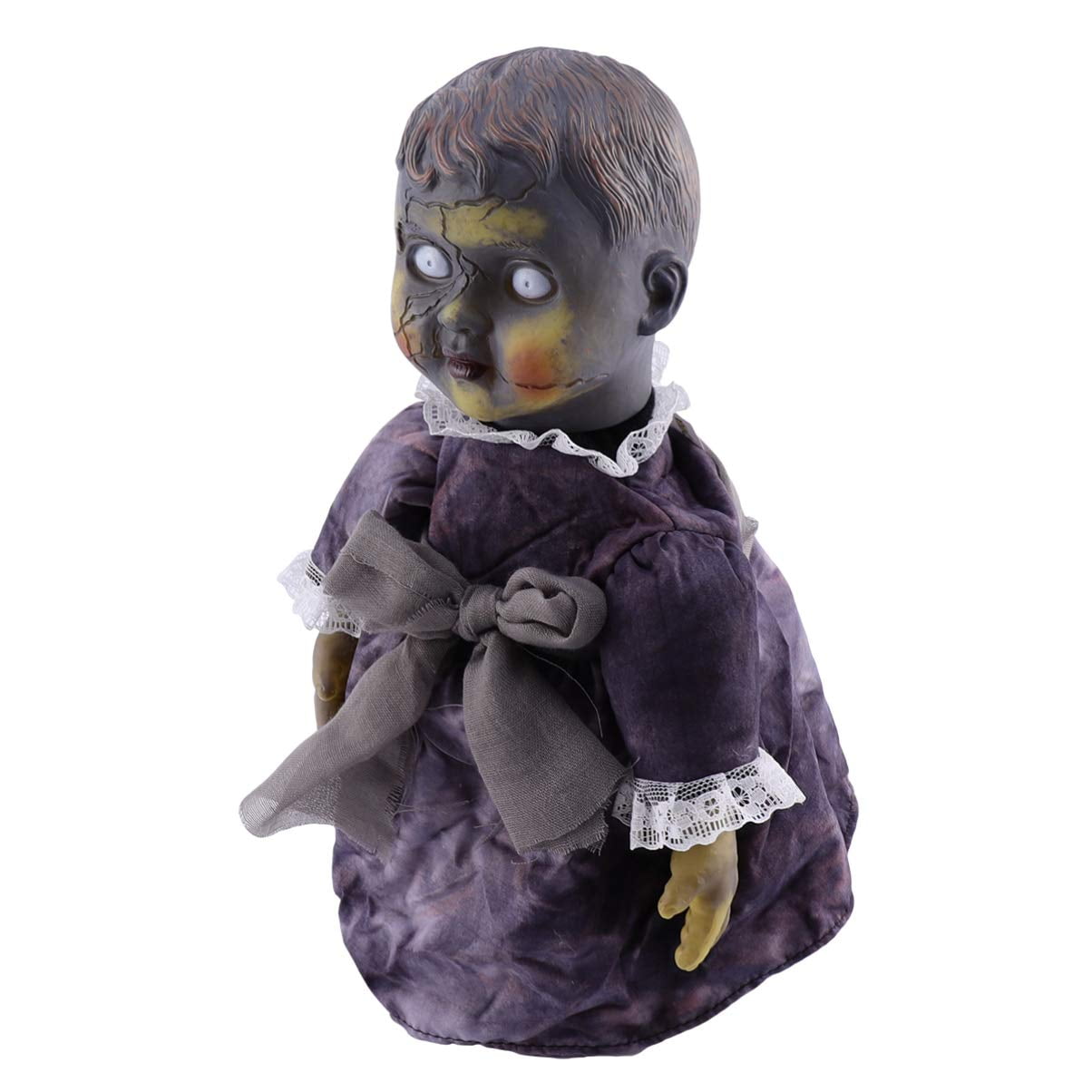 Halloween Creepy Dolls Scary Voice-Activated Induction Walking Horror ...