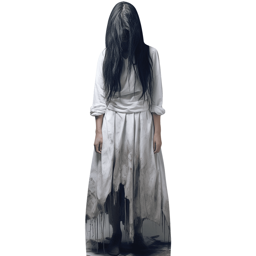 Halloween (Creepy Girl) Lifesize Cardboard Cutout Standee - Walmart.com