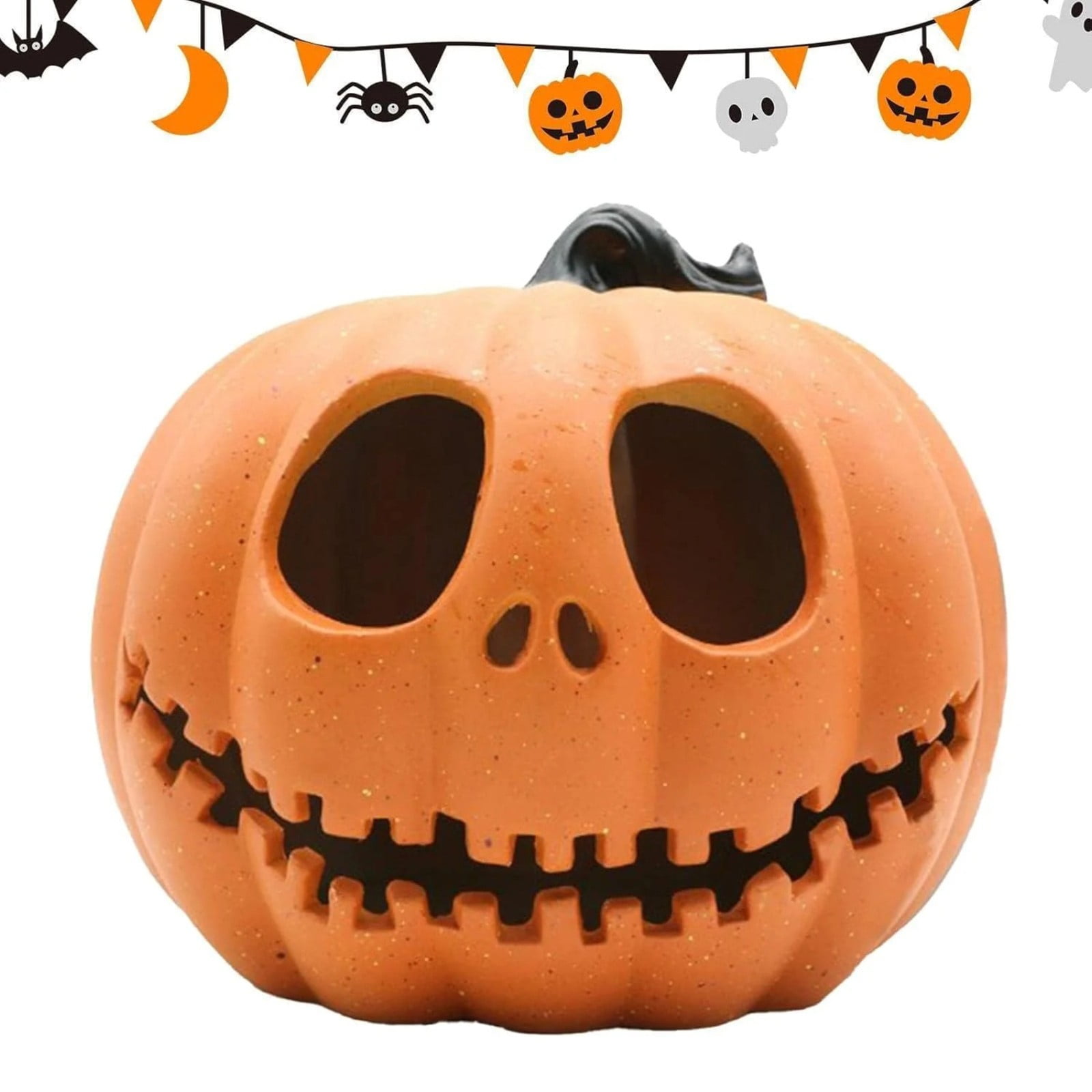 Halloween Creepy Glowing Jack O'Lantern - Horror Movie Style Halloween ...