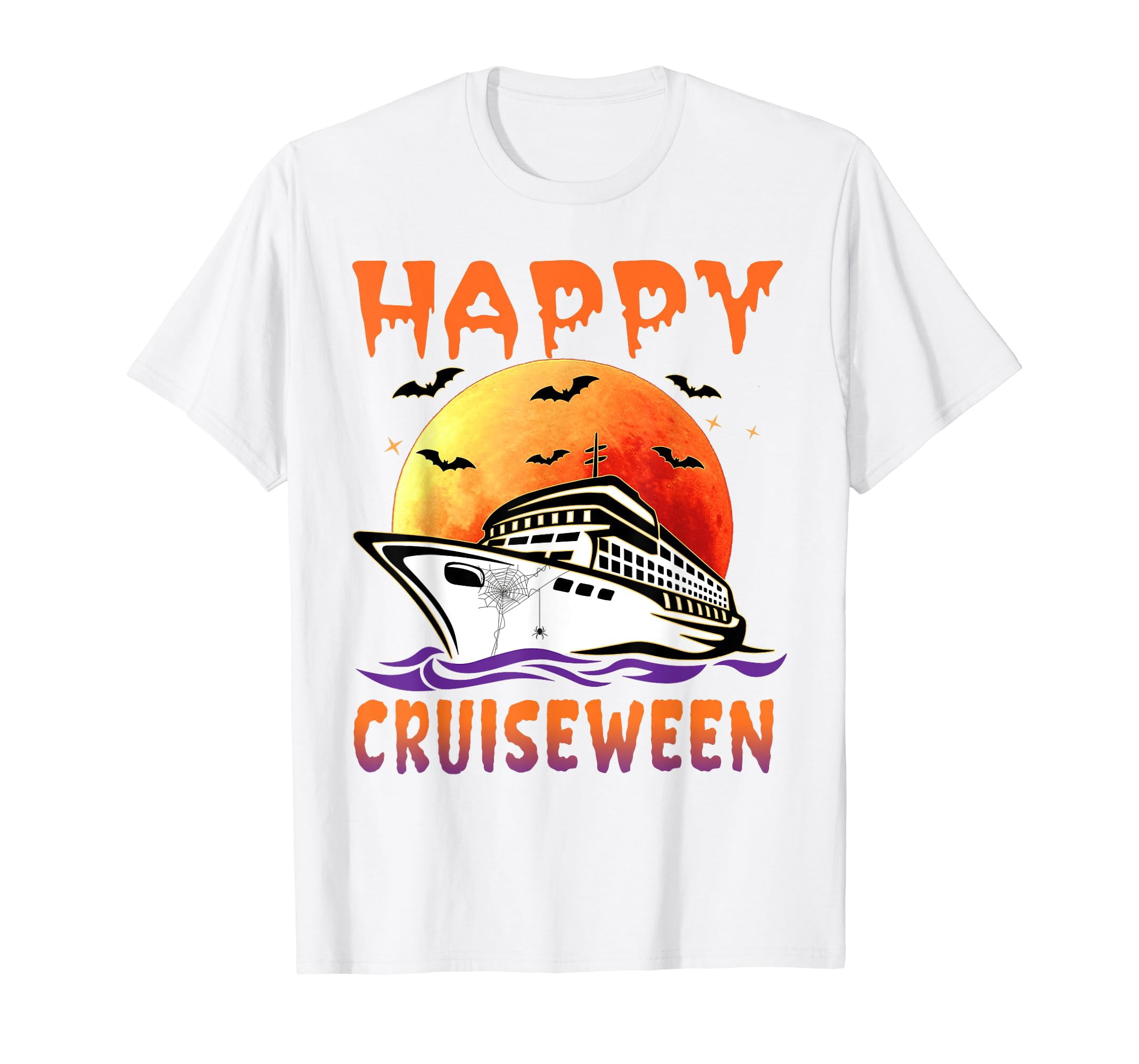 Halloween Cruise Squad Family 2023 Cruising Crew White Cotton T-Shirt ...