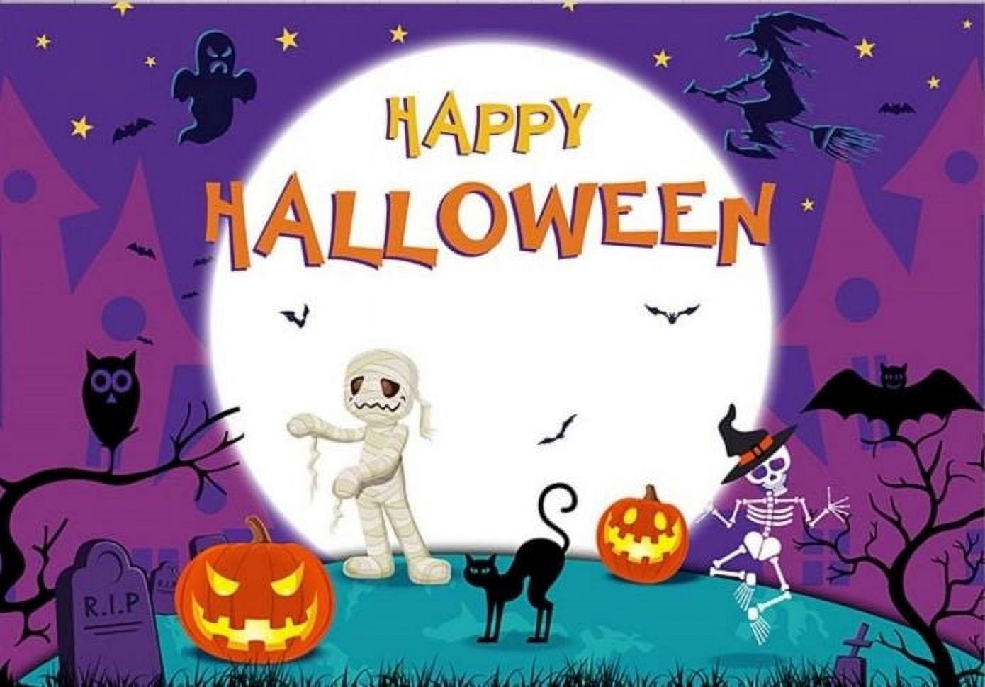 Halloween Custom Birthday Backdrop Background Trick or Treat ...