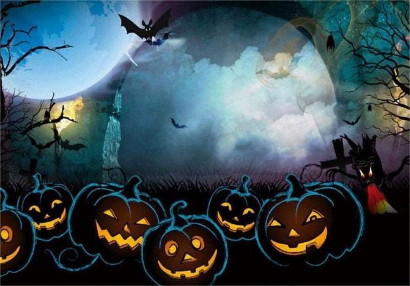 Halloween Custom Birthday Backdrop Rustic Wood Background Photo Magic ...