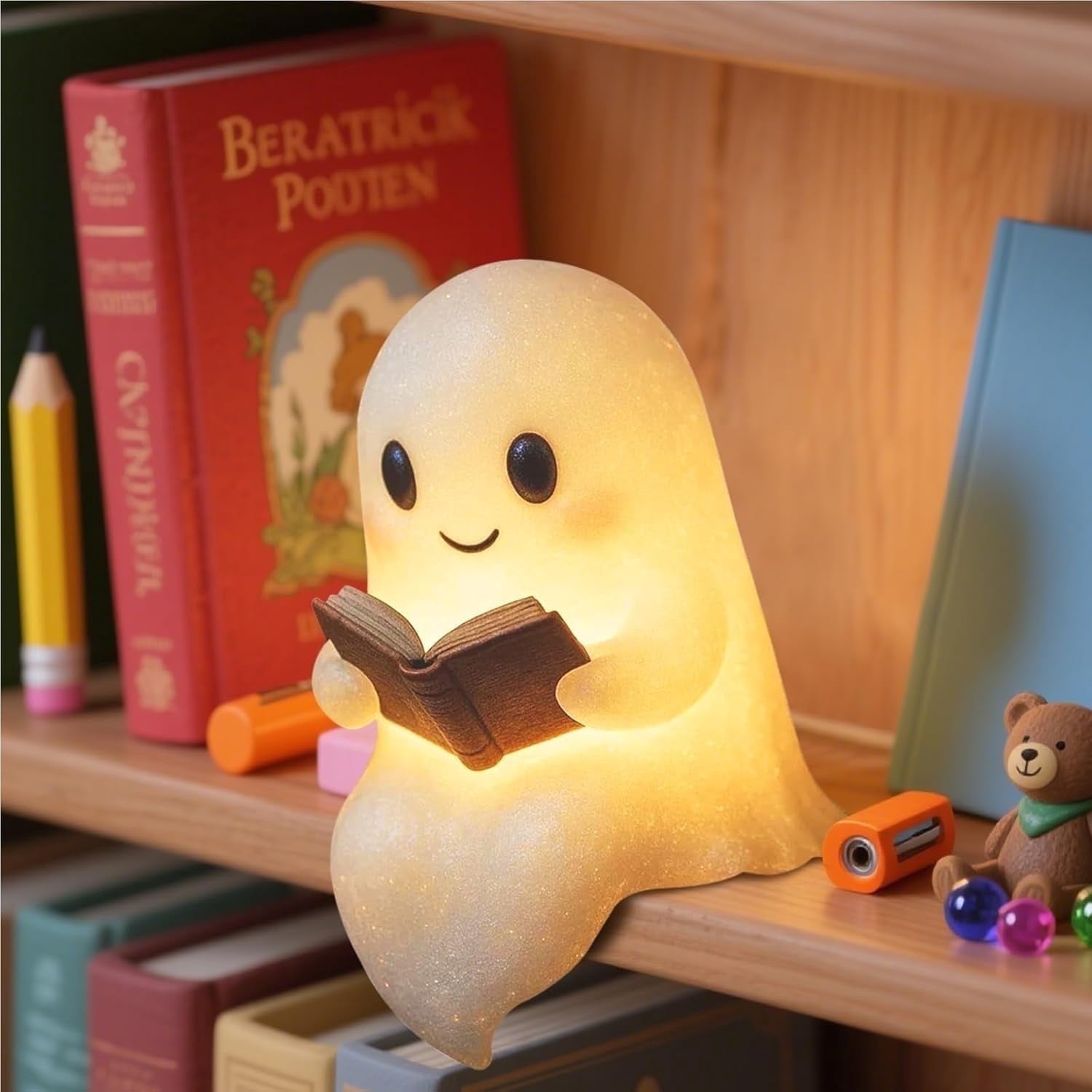 Halloween Cute Ghost Night Light Halloween Decorations Cute Ghost ...