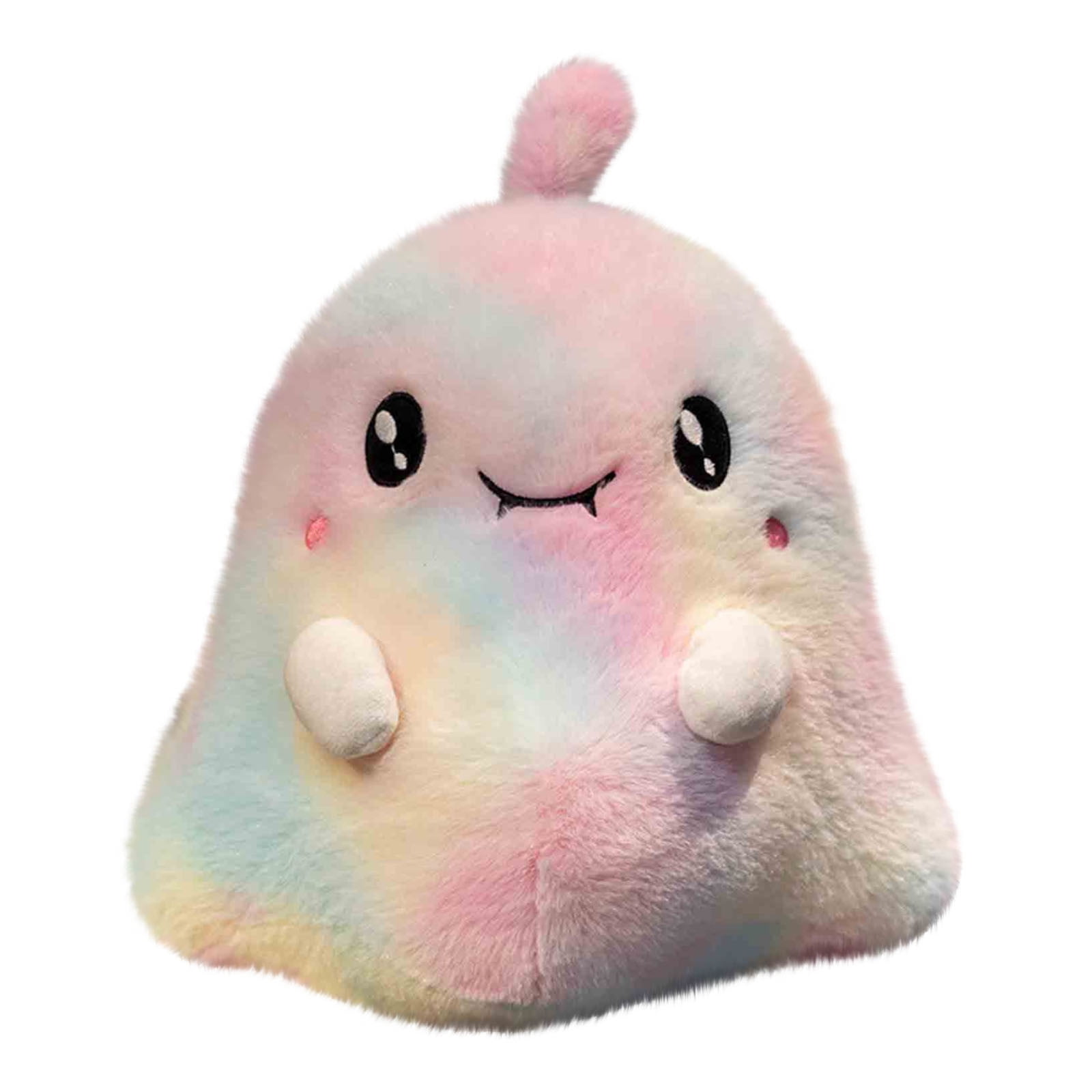 Halloween Cute Ghost Throw Pillow, Tie Dyed Cute Plush Dolls Family ...