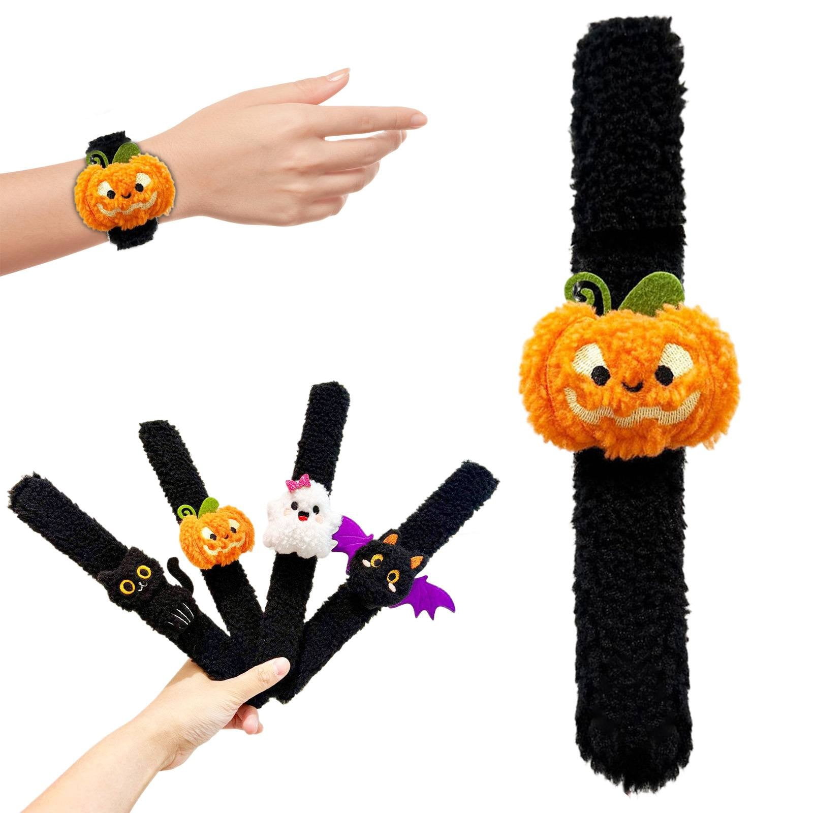 Halloween Cute Slap Bracelets, Plush Slap Bracelets, Cartoon Wrist Slap ...
