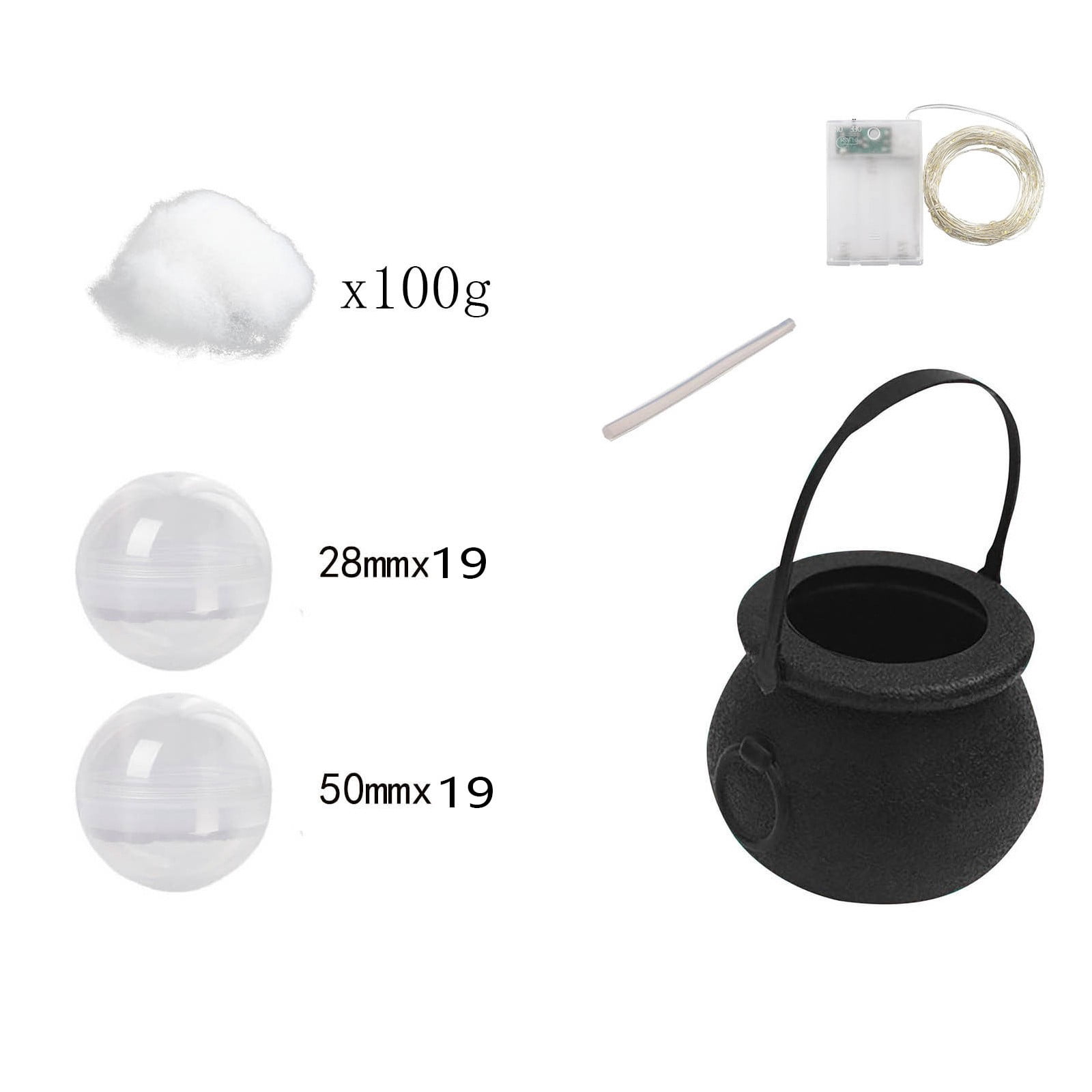Halloween DIY Bubbling Cauldron Set Decorations,Witch Cauldron with ...