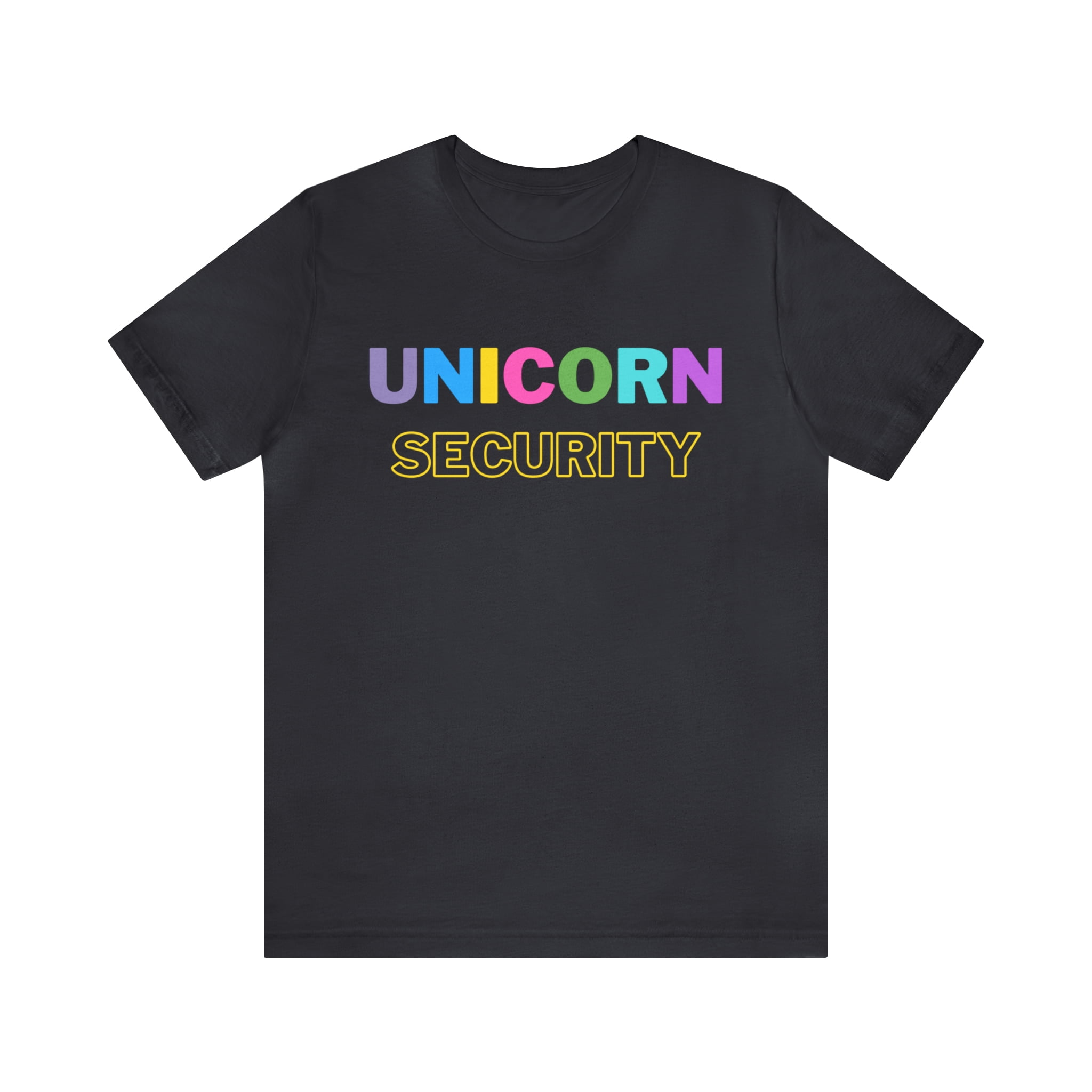 Halloween Dad Mom Daughter Adult Costume, Unicorn Security T-Shirt - Walmart.com