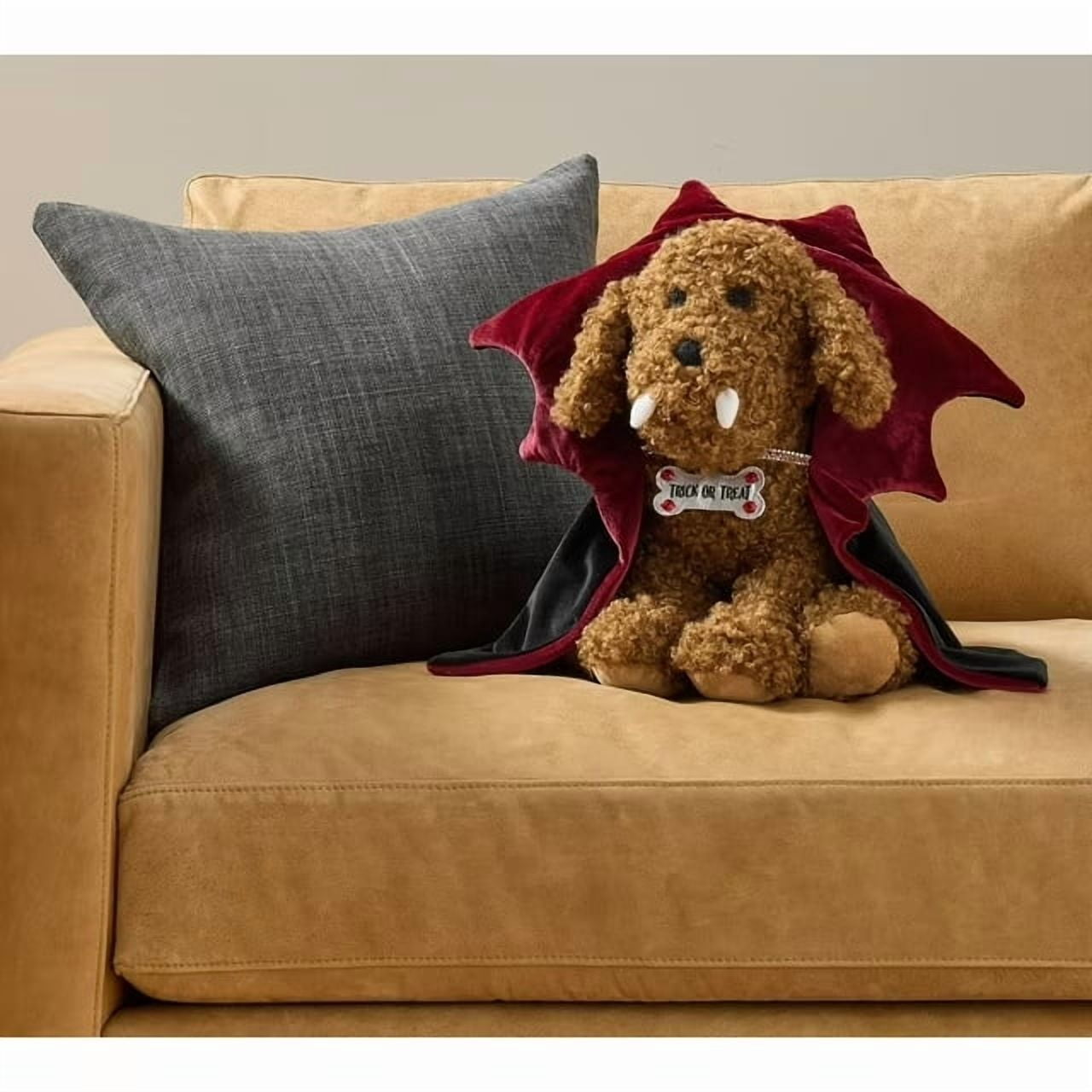Halloween Dante The Dracula Dog Shaped Pillow, Dante the Vampire Puppy ...
