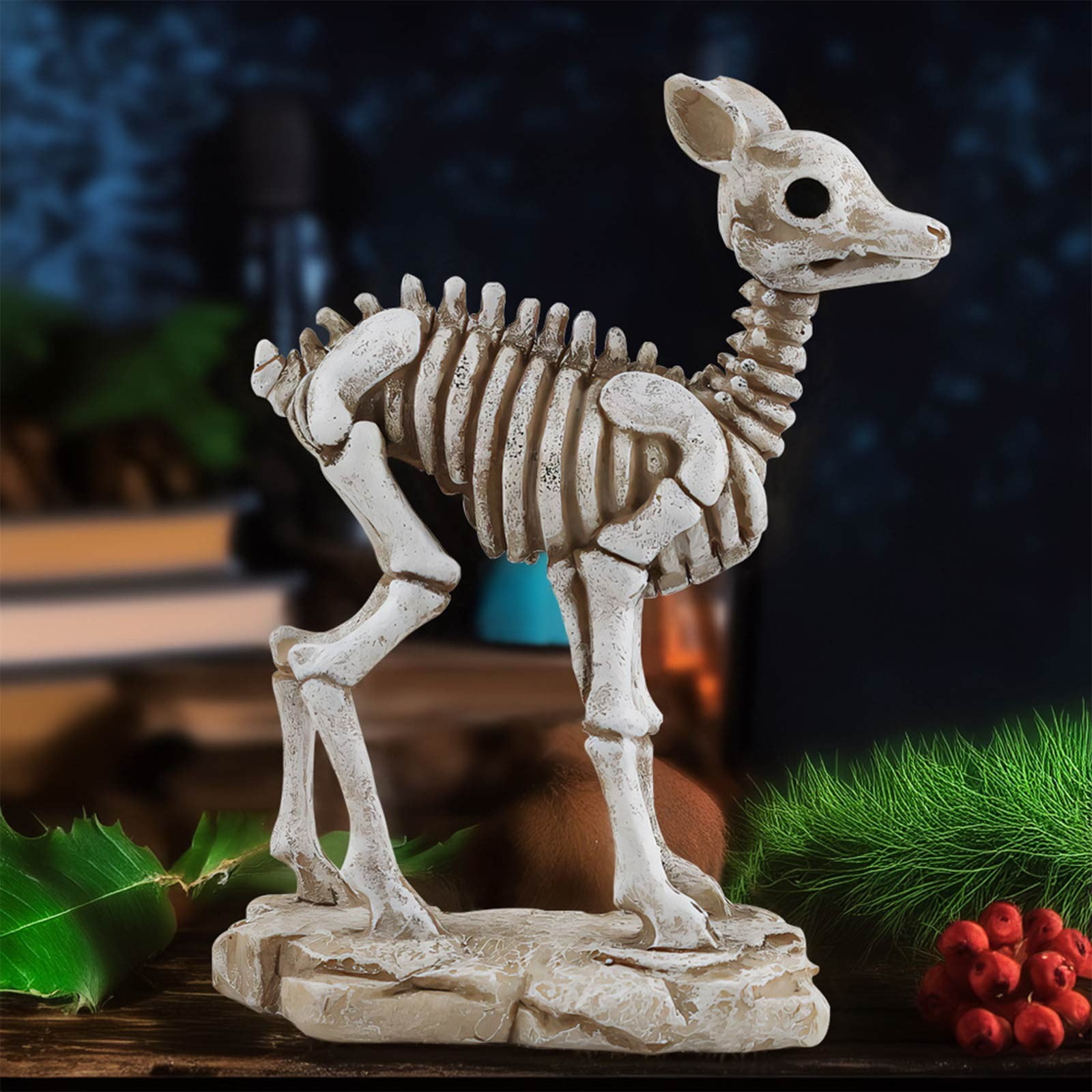 Halloween Decor 6 Inch Halloween Skeleton Deer Skeleton Tabletop ...