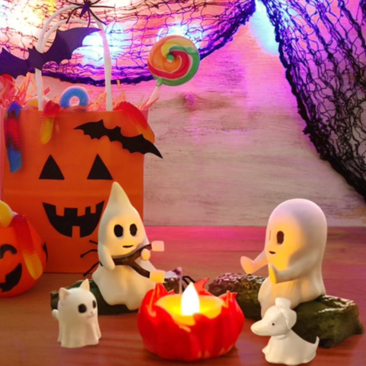 Halloween Decor For Bedroom Ghost Camp Fire Gathering,2025 New Funny ...