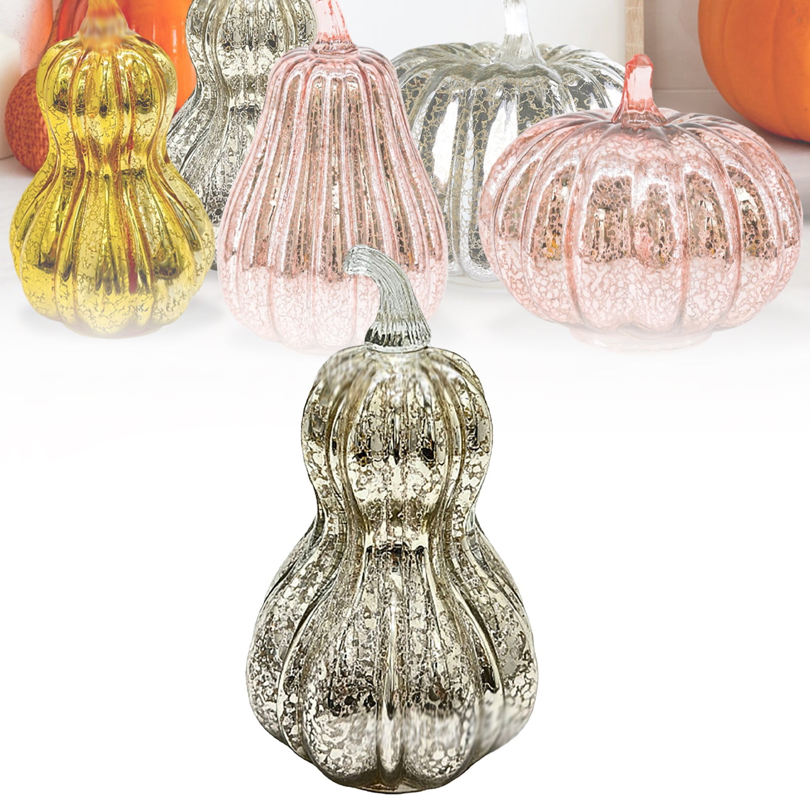 Halloween Decor - Desktop Dress Up - Pumpkin Lantern - Cherishous Led ...