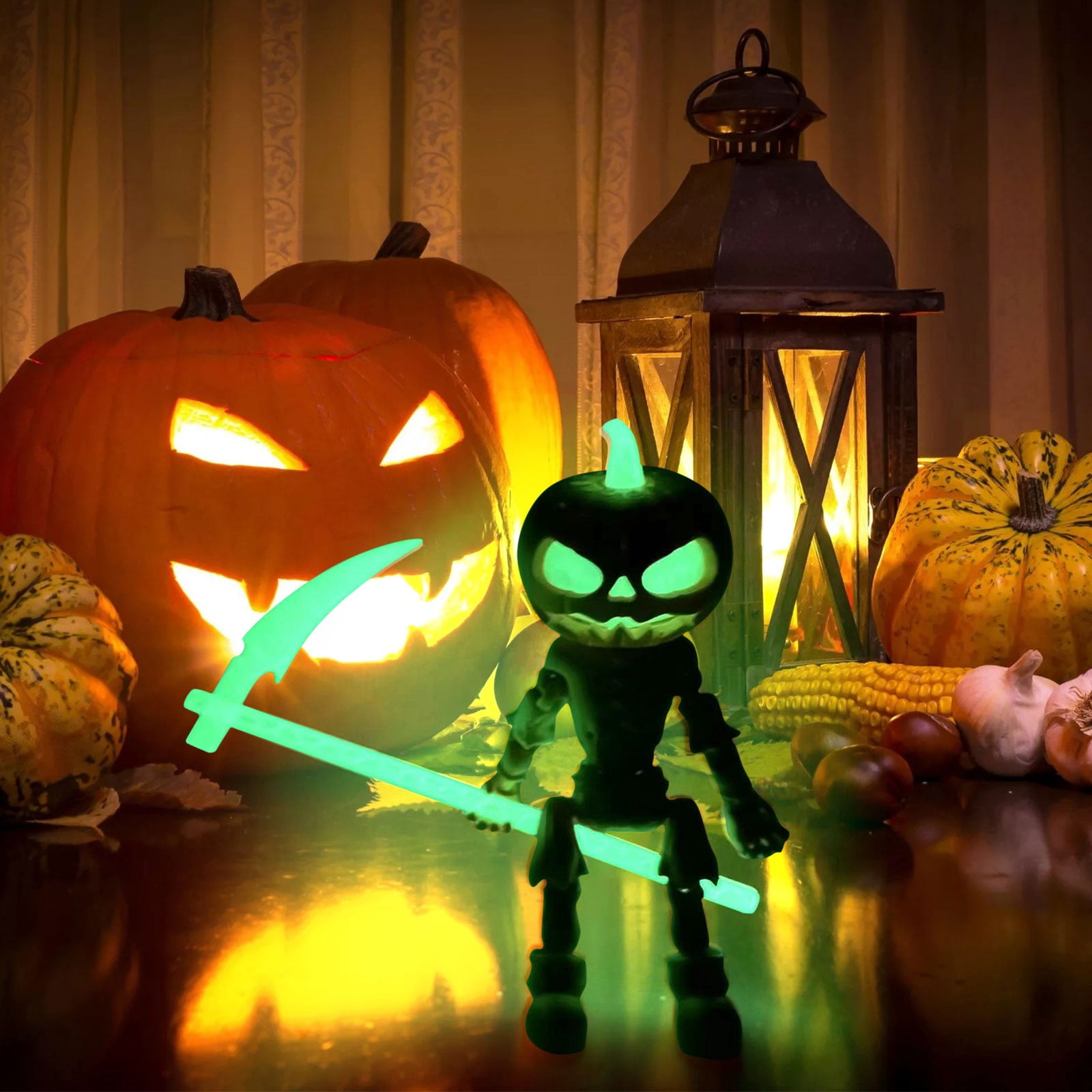Halloween Decor - Desktop Dress Up - Zombie Pumpkin Man - Halloween 3D ...
